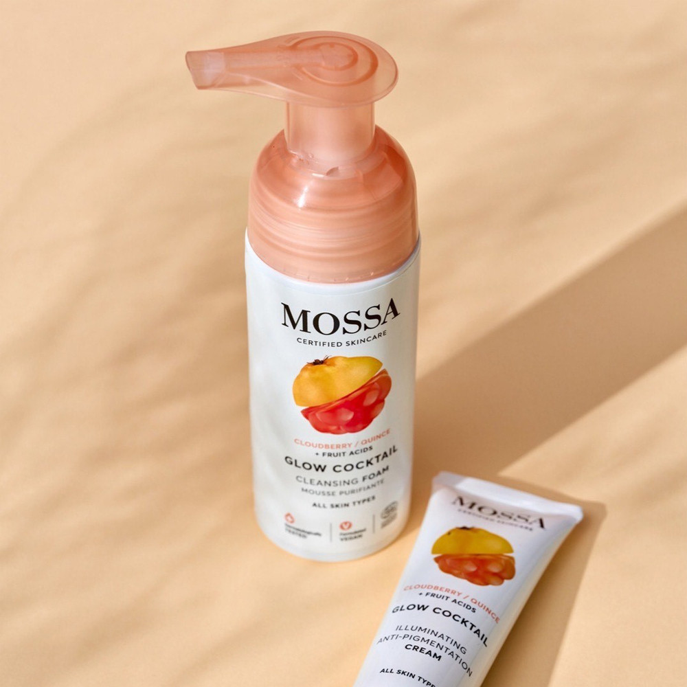 AKCIÓS | MOSSA GLOW COCKTAIL Gyümölcssavas hablemosó - MOSSA - Natural Skin