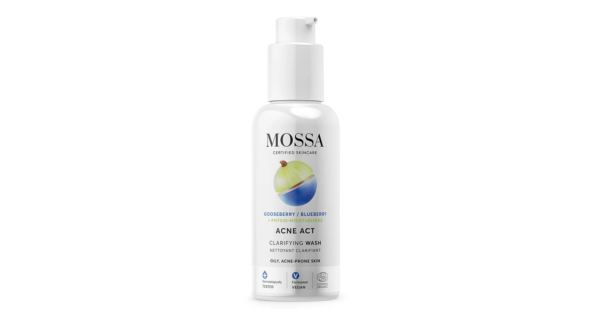MOSSA ACNE ACT Arclemosó gél pattanásos bőrre - MOSSA - Natural Skin