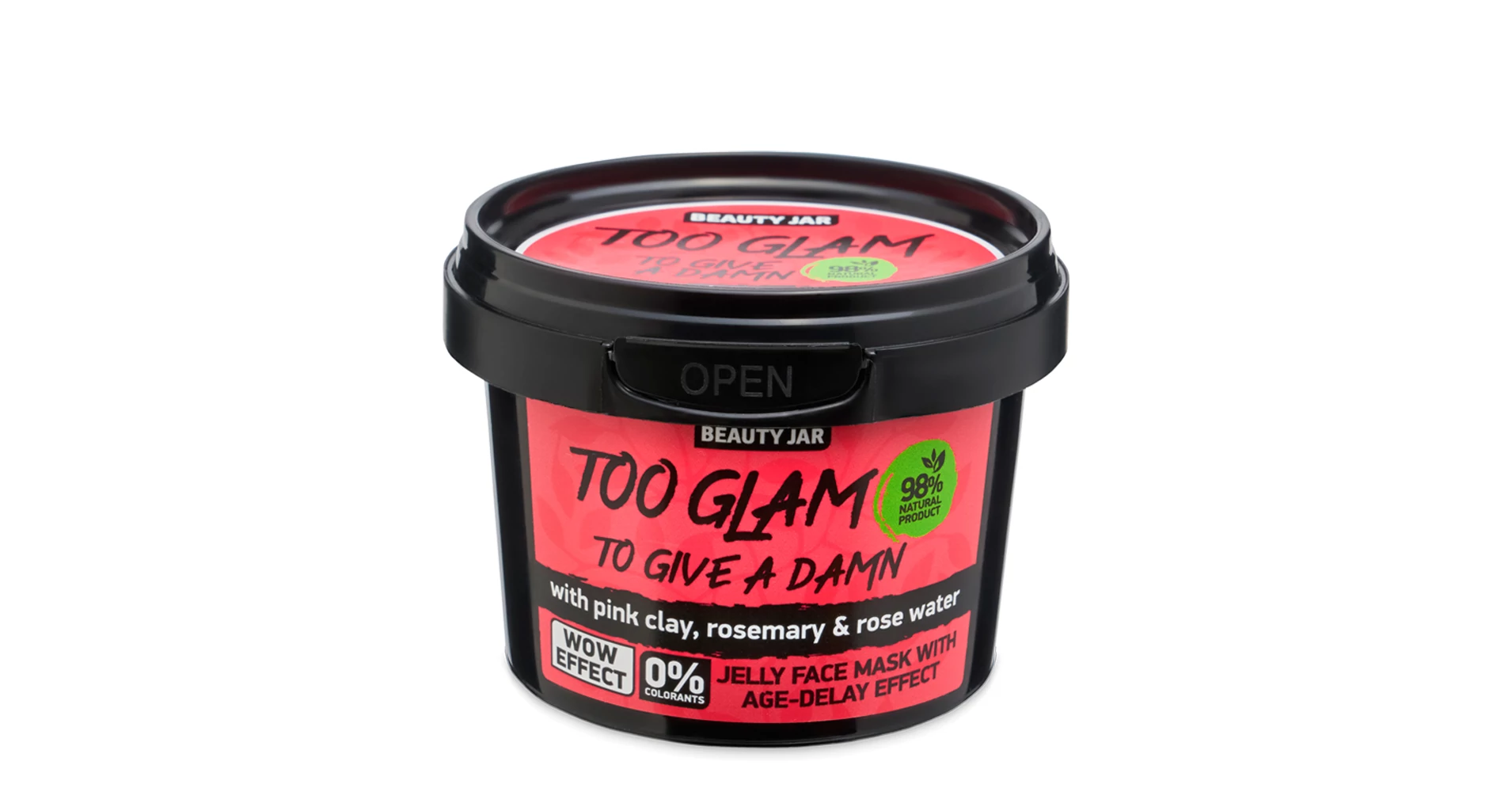BEAUTY JAR TOO GLAM TO GIVE A DAMN bőröregedésgátló zselé arcmaszk ...