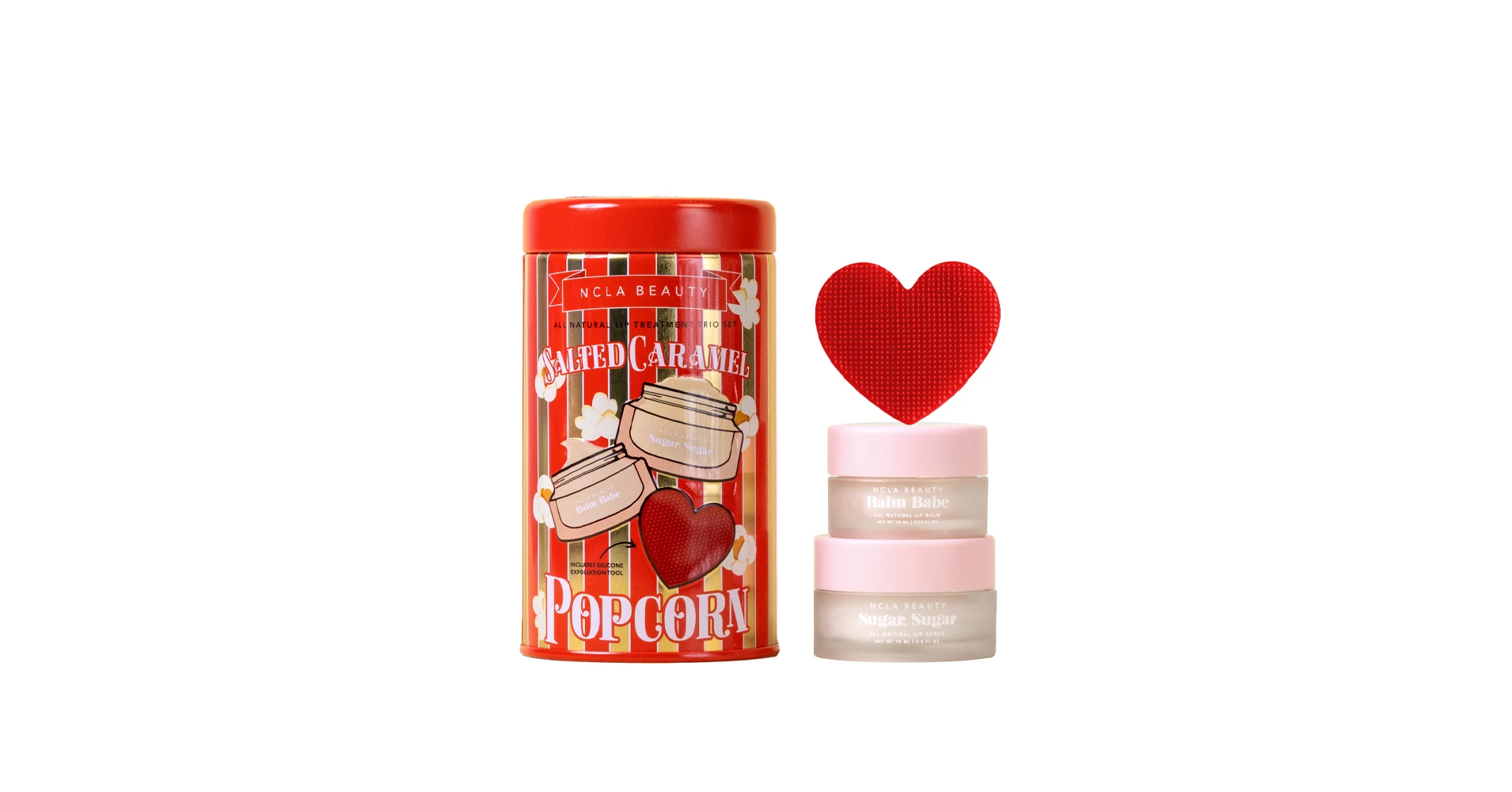 NCLA Salted Caramel Popcorn Ajakápoló szett sós karamellás popcorn ...